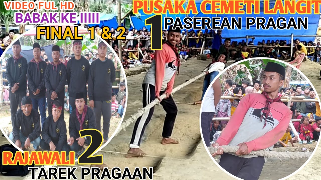 FINAL FUL B P CEMETI LANGIT VS RAJAWALI TARIK TAMBANG HUT HANURA ...