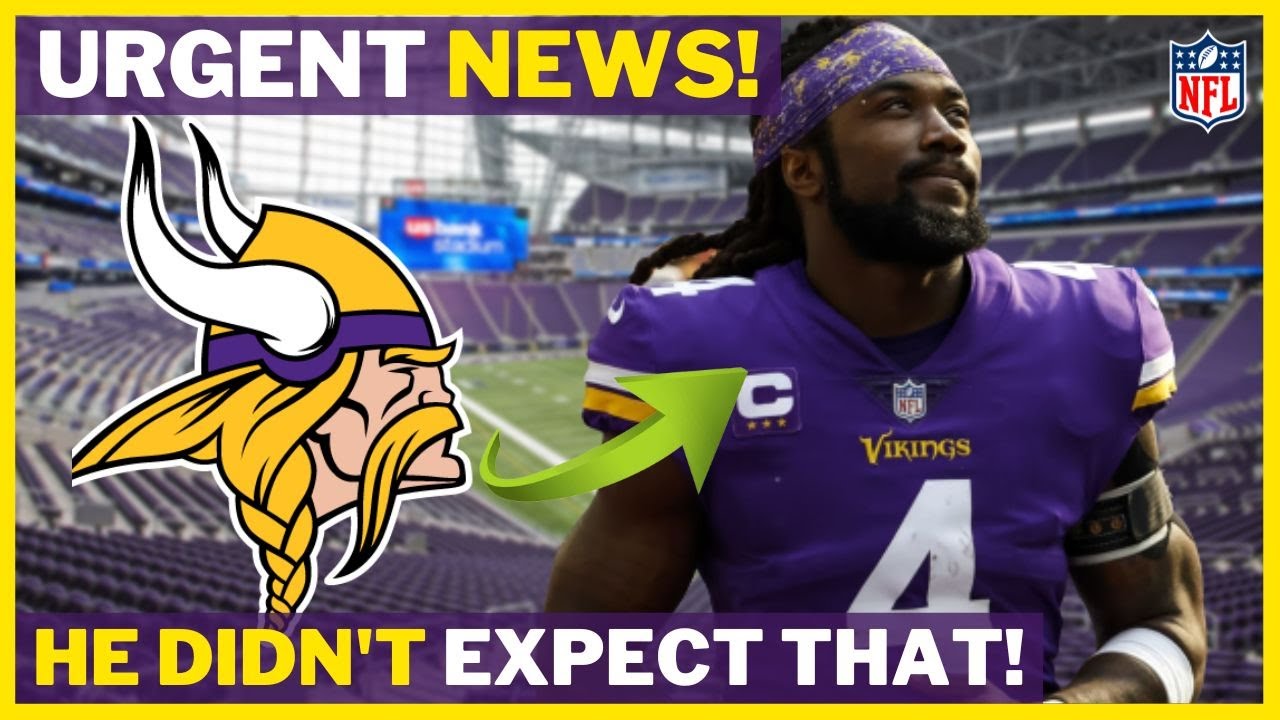 URGENT NEWS! HE DIDN'T EXPECT THAT! | Dalvin Cook | MINNESOTA VIKINGS ...