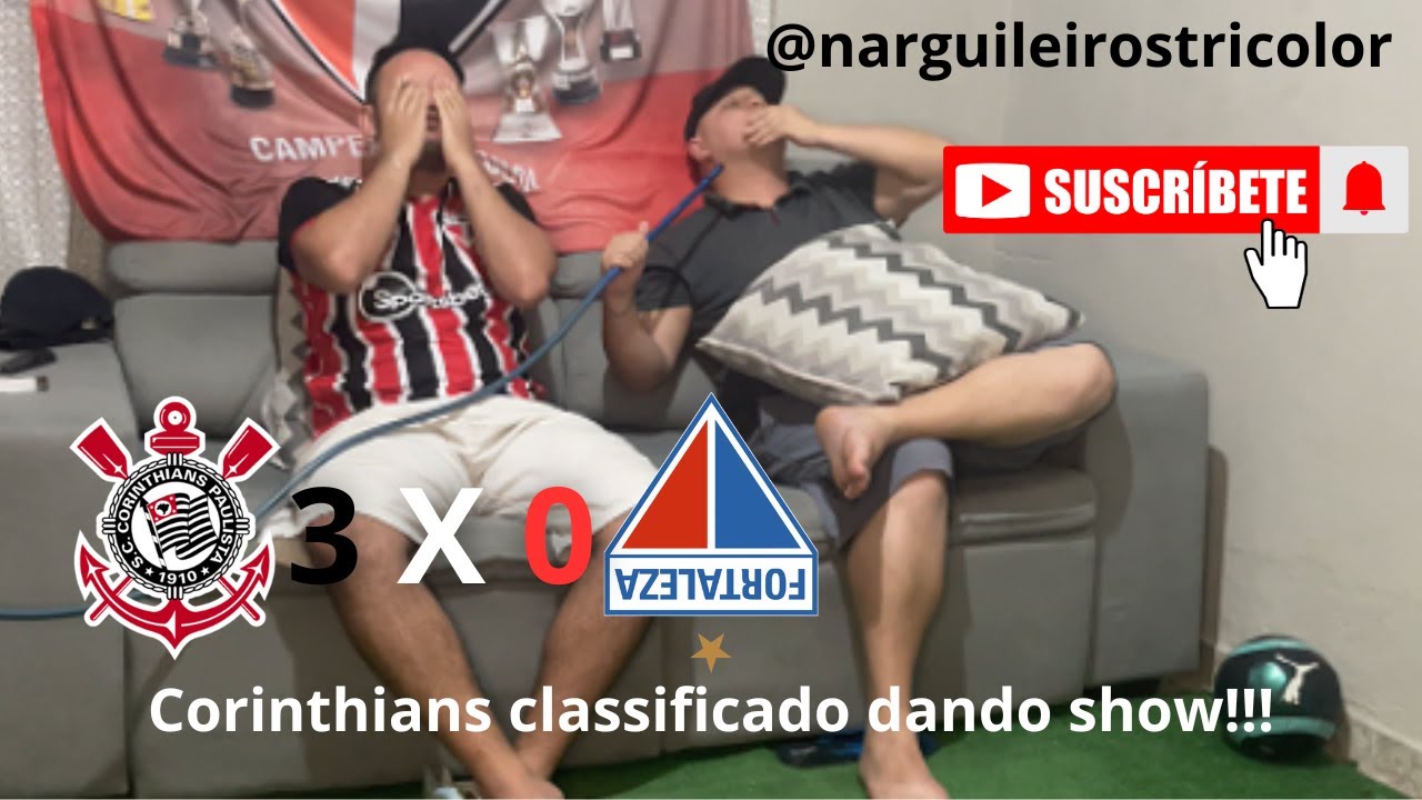 React Corinthians 3 x 0 Fortaleza melhores momentos/gols/sul-americana ...