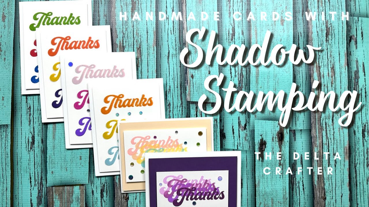 Shadow Stamping Technique | Handmade Cards - YouTube