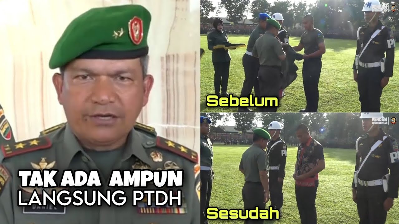 Tegas! Mayjen Daniel pecat anggotanya dan lucuti seragam belasan ...