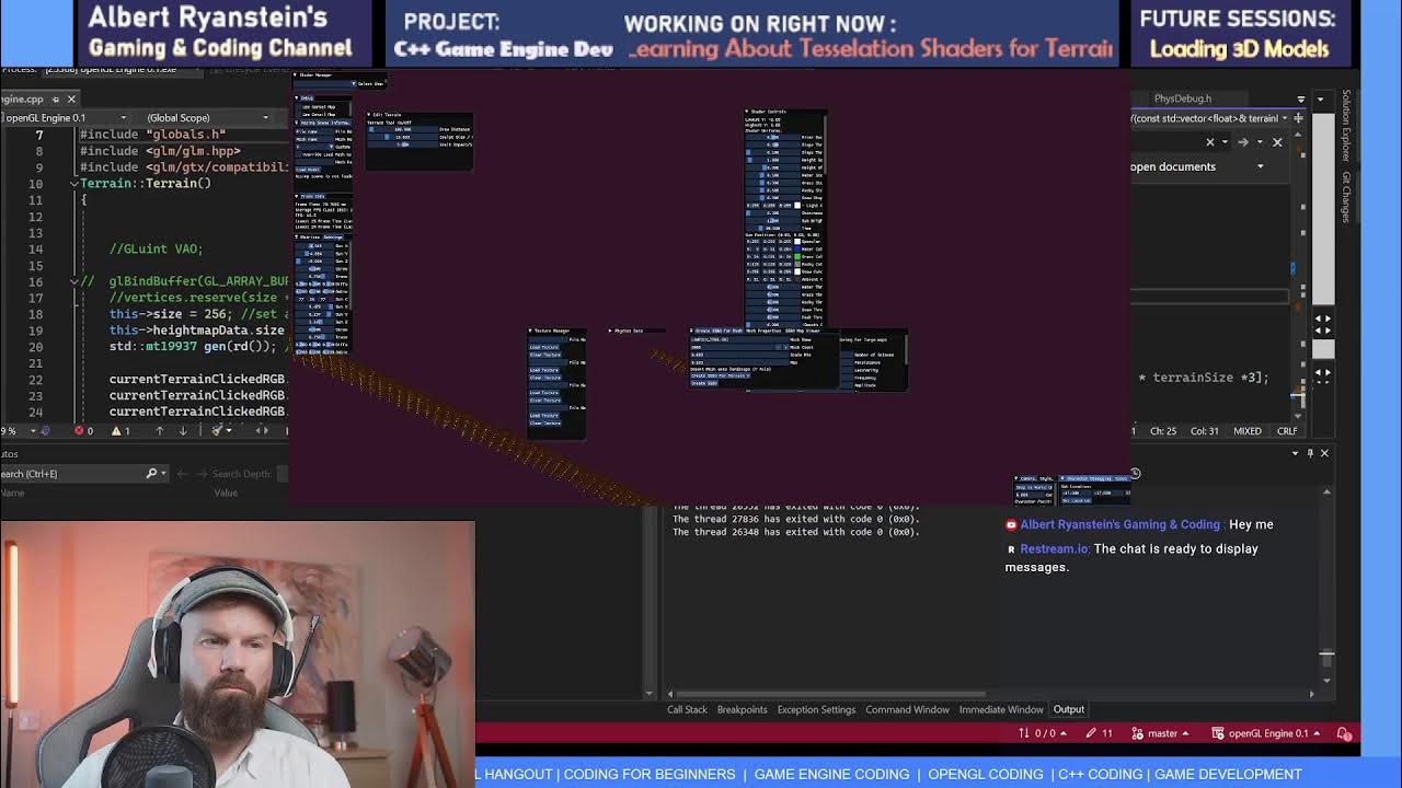 Game Engine Development C And Opengl Tessellation Gamedev Gamer Gameengine Ai