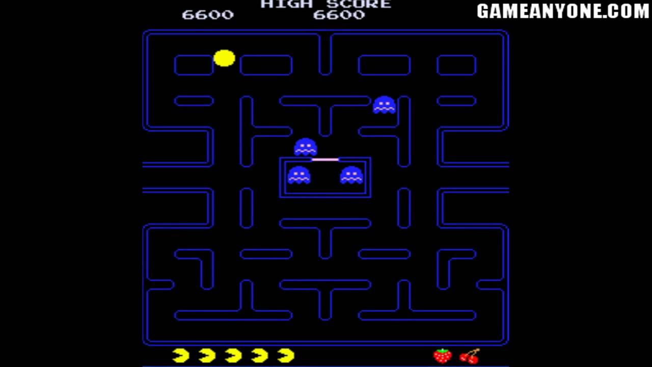 Retro plays Pac-Man (Arcade) Part 1 - YouTube