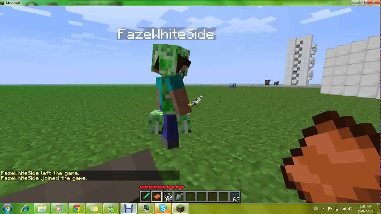 Minecraft Pet Spider :P - YouTube