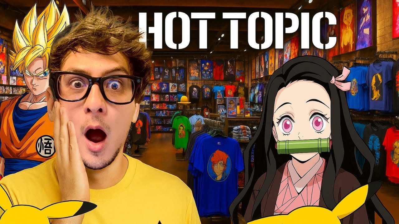 La tienda más EMO del MUNDO "HOT TOPIC" - YouTube