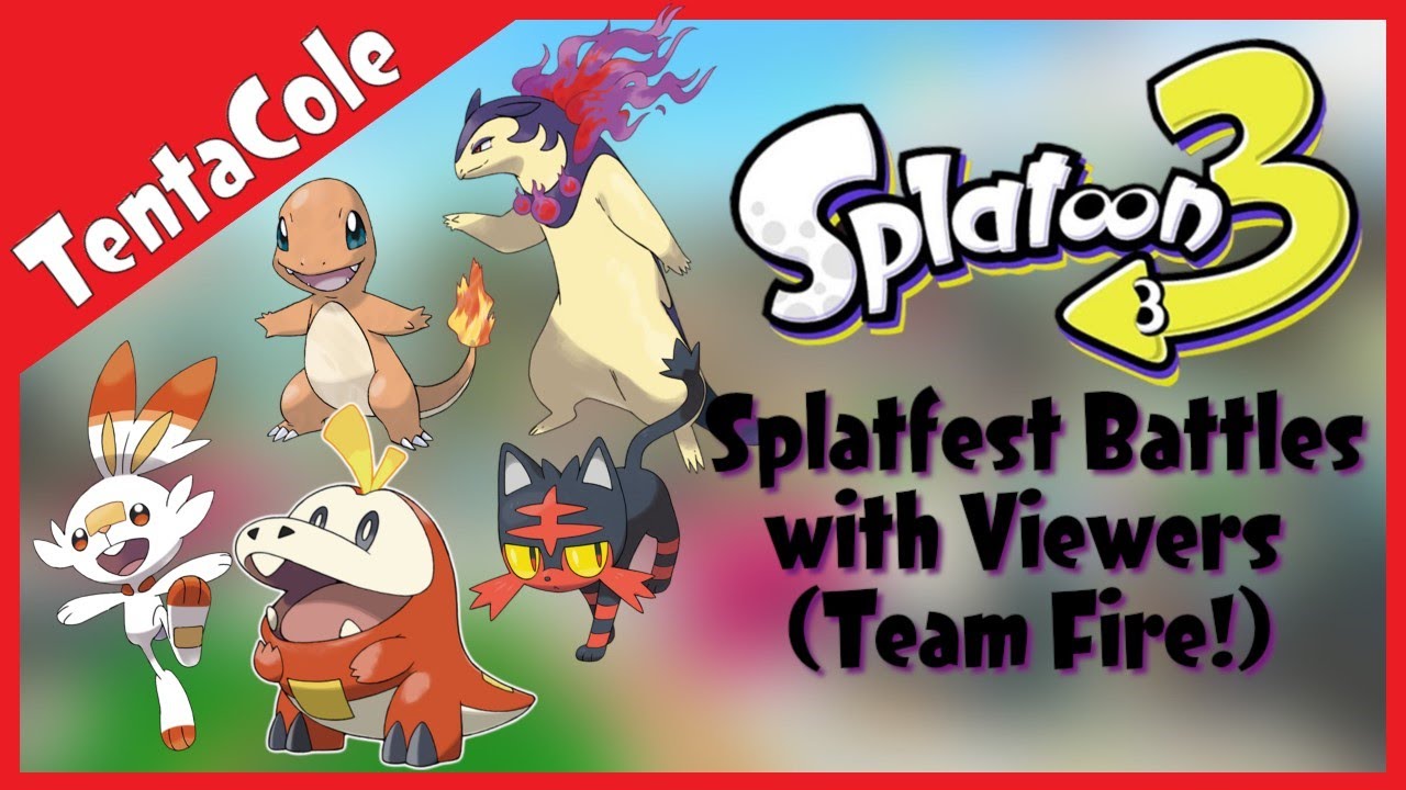 Ablaze With Passion! | Splatoon 3: Pokemon Splatfest Battles with ...