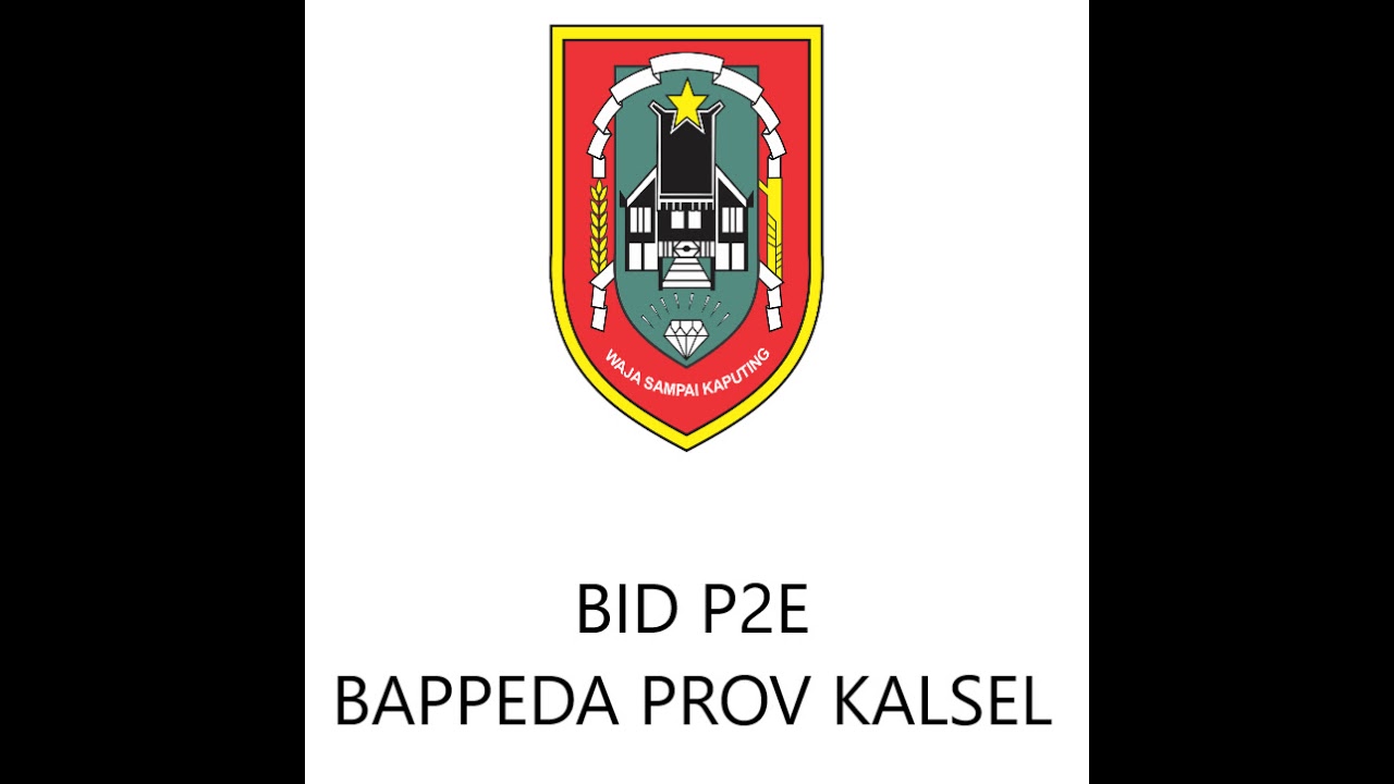 Live Stream Bappeda Prov Kalsel Bidang P2EPD - YouTube