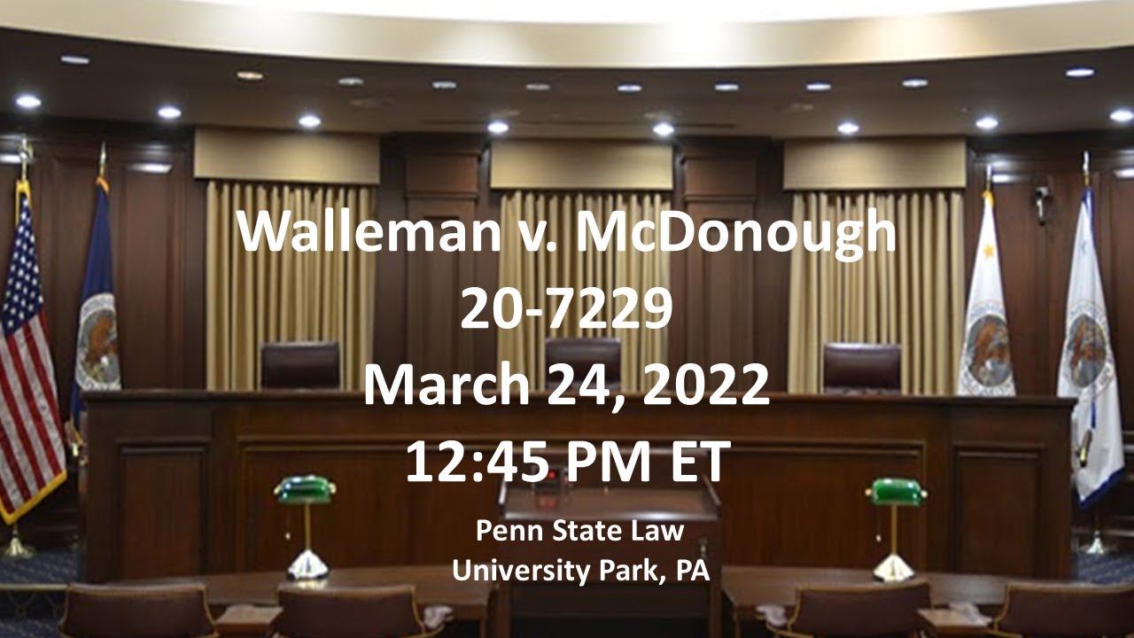 Walleman v. McDonough 20-7299 - YouTube