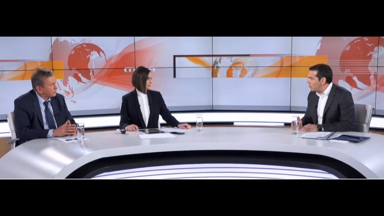 Συνέντευξη στο κεντρικό δελτίο ειδήσεων του τηλεοπτικού σταθμού Mega ...