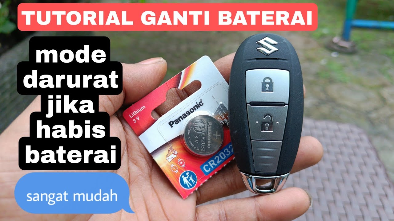 cara ganti baterai keyless suzuki ignis baleno swift | ganti baterai ...