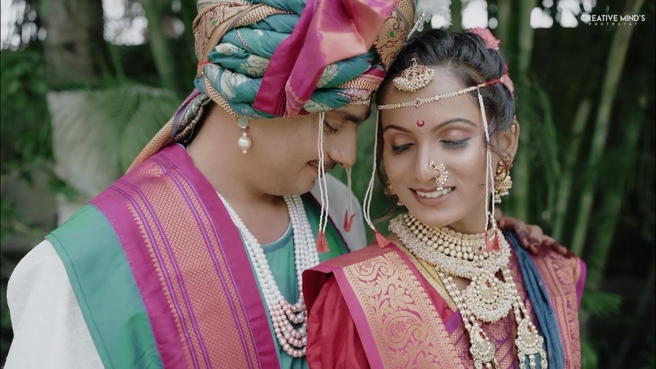 Sukh Kalale | Best Wedding Cinematic Video 2023 | Maharashtrian Wedding - YouTube