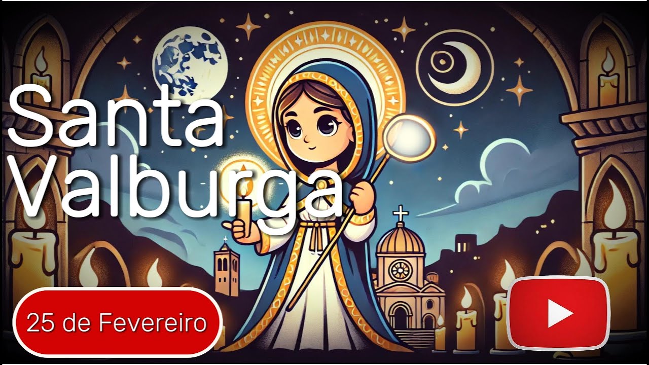 Santa Valburga. #catolico #santosesantas #novenaaosagradocoracaodejesus ...