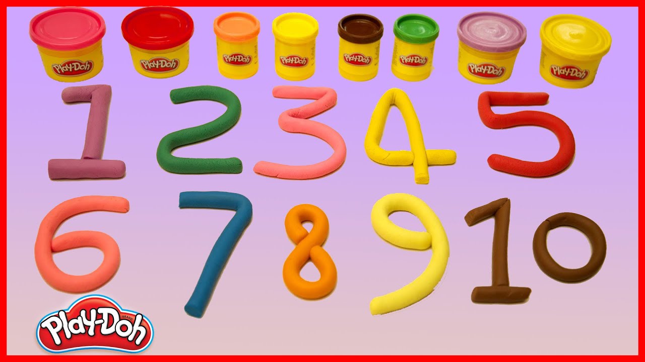 Learn To Count with PLAY-DOH Numbers! 1 to 10! Counting New Special ...