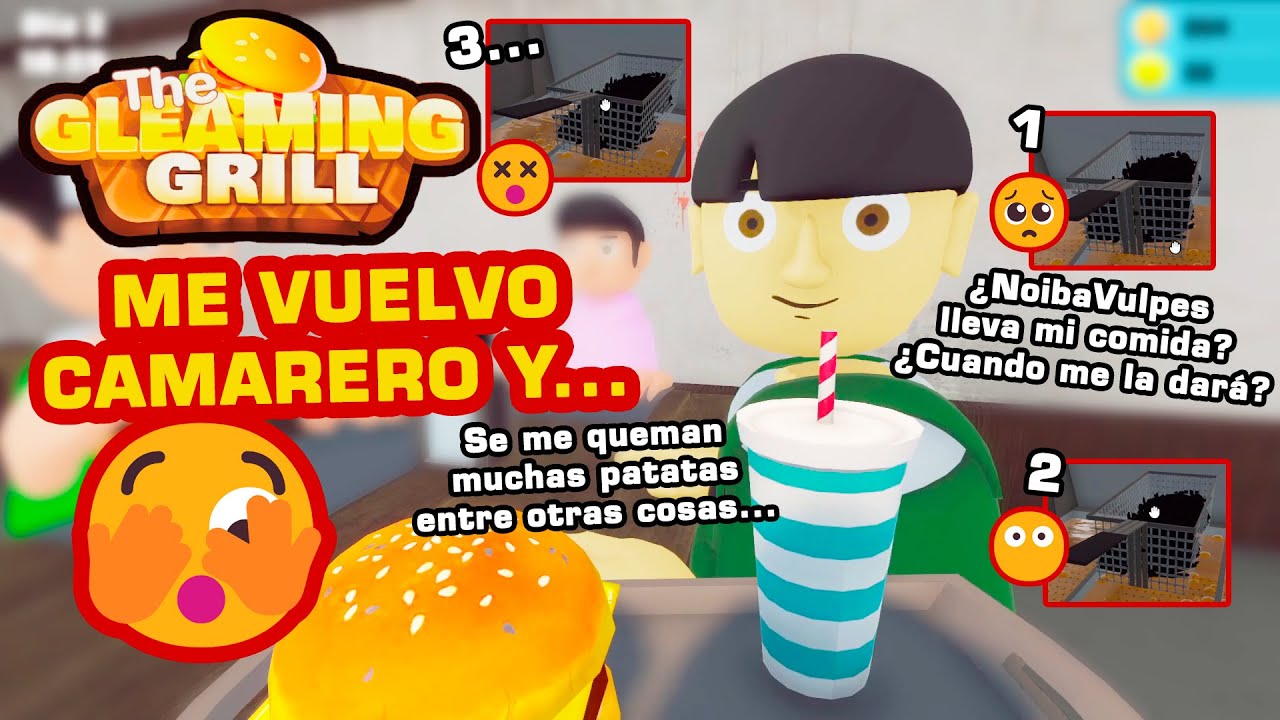 The Gleaming Grill 🍔ME VUELVO CAMARERO Y... 🫣 con AdamSlyWolf #7 - YouTube