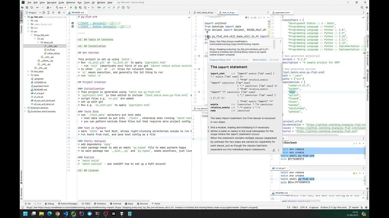 Python Project - Use hatch to standardise project structure - YouTube