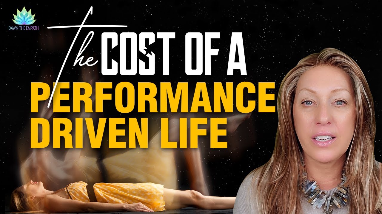 What Is The Cost Of A Performance-Driven Life? - YouTube