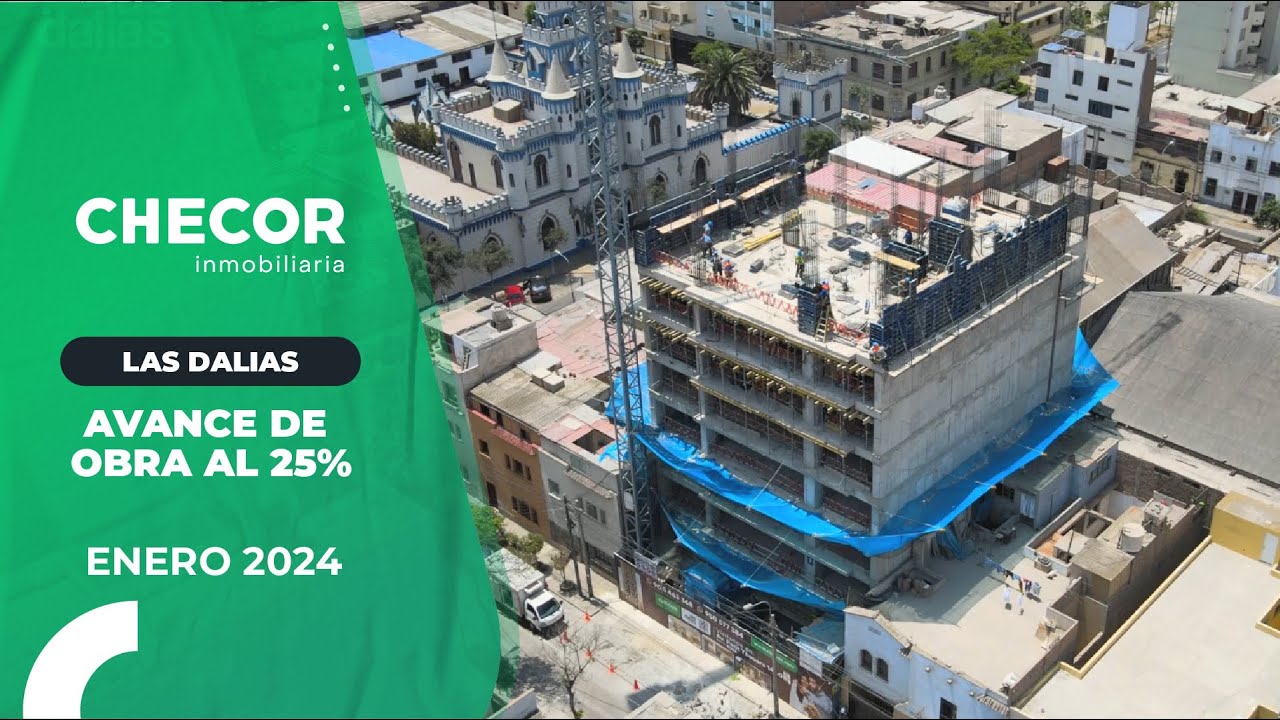 Las Dalias: Avance de obra Enero 2024 - YouTube