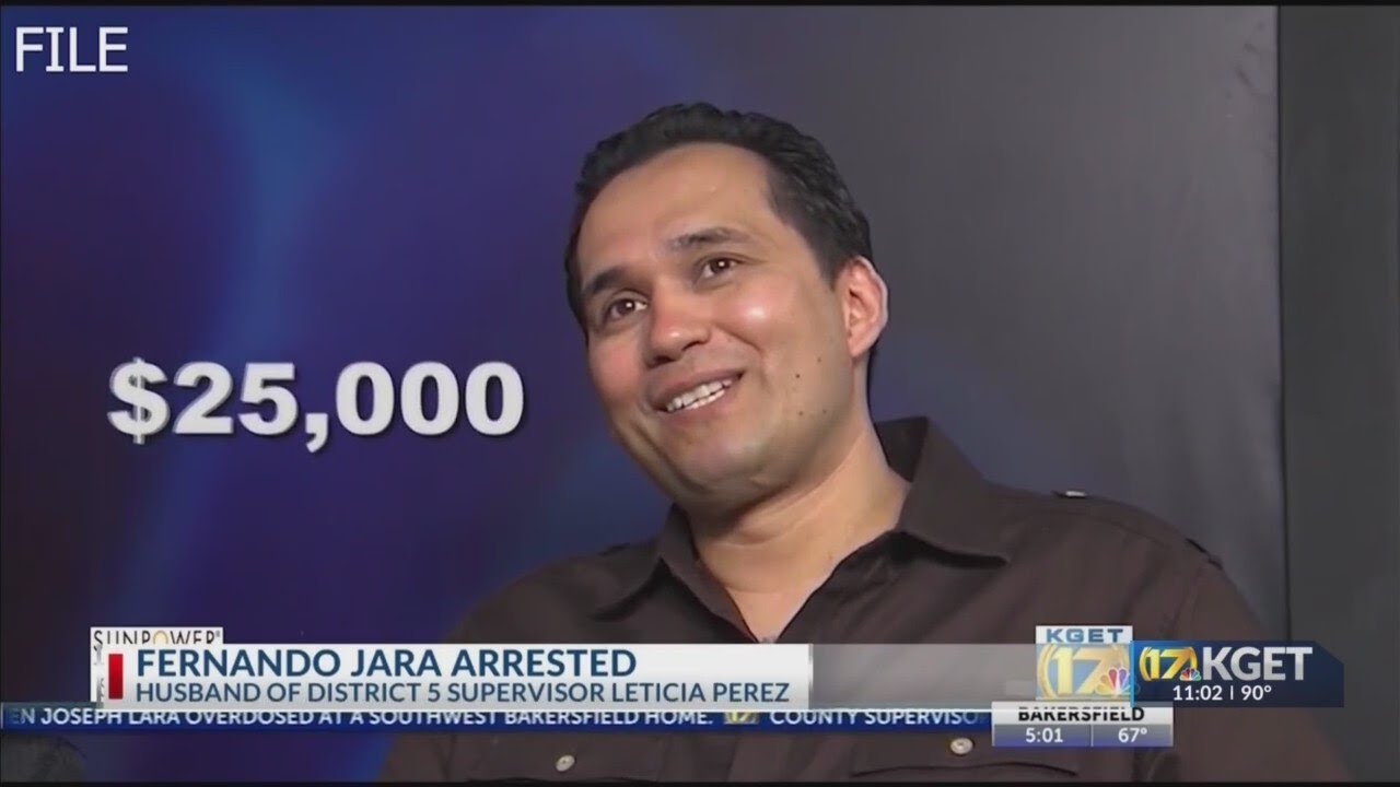Fernando Jara, husband of county supervisor Leticia Perez, arrested - YouTube