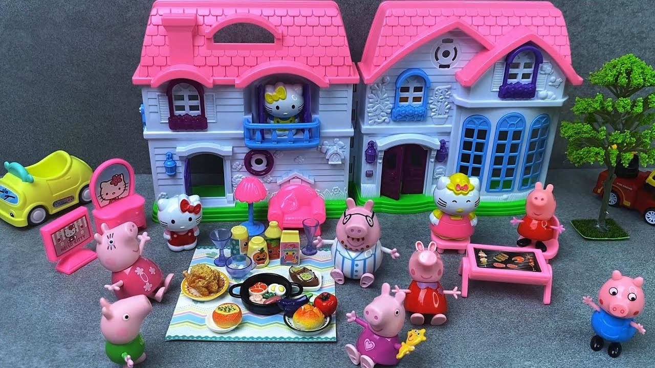 5 Minutes Satisfying with Unboxing & Review Peppa Pig and Hello Kitty ...