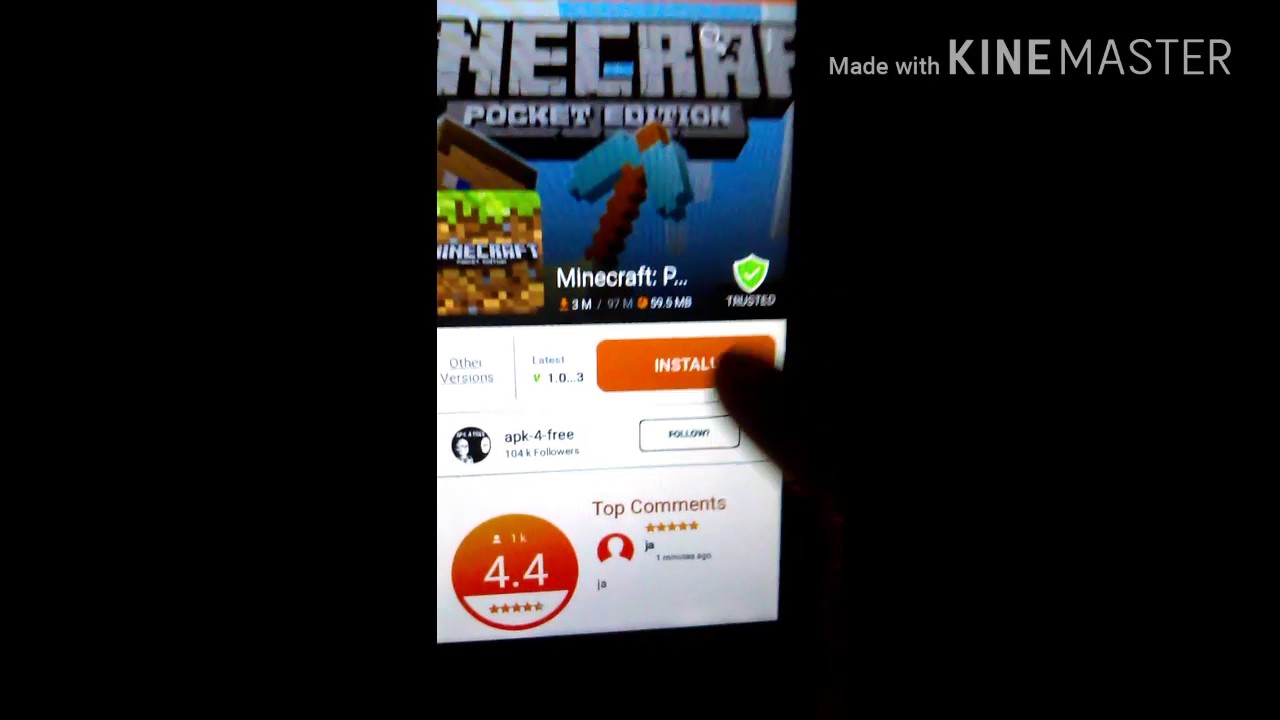How to get Minecraft Pocket edition for free (Android) - YouTube