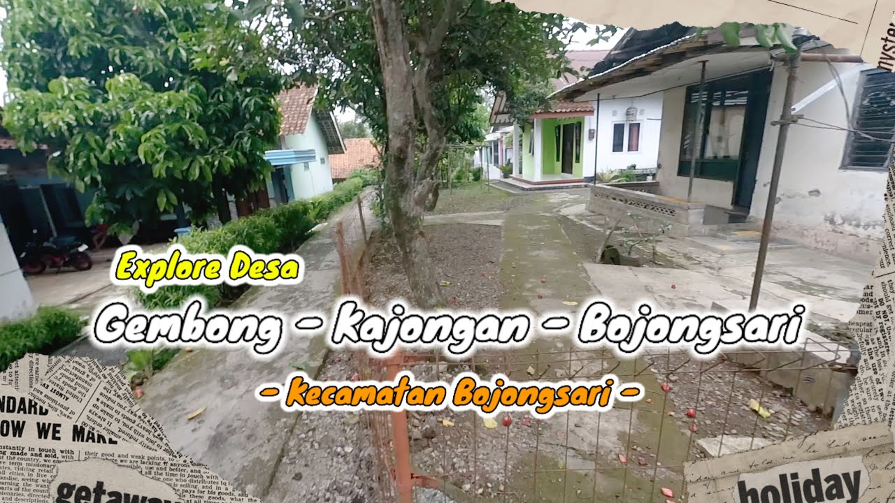 3 Desa Di Kecamatan Bojongsari - YouTube