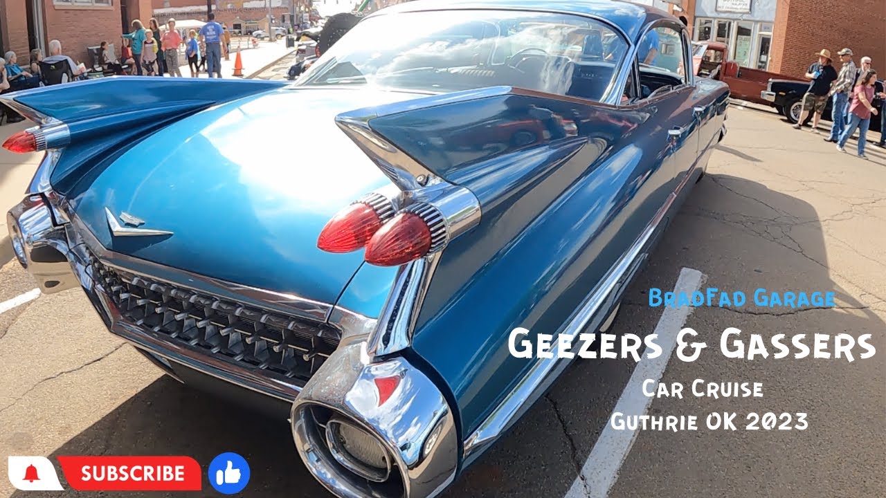 Geezers & Gassers Car show Guthrie Ok 2023 - YouTube