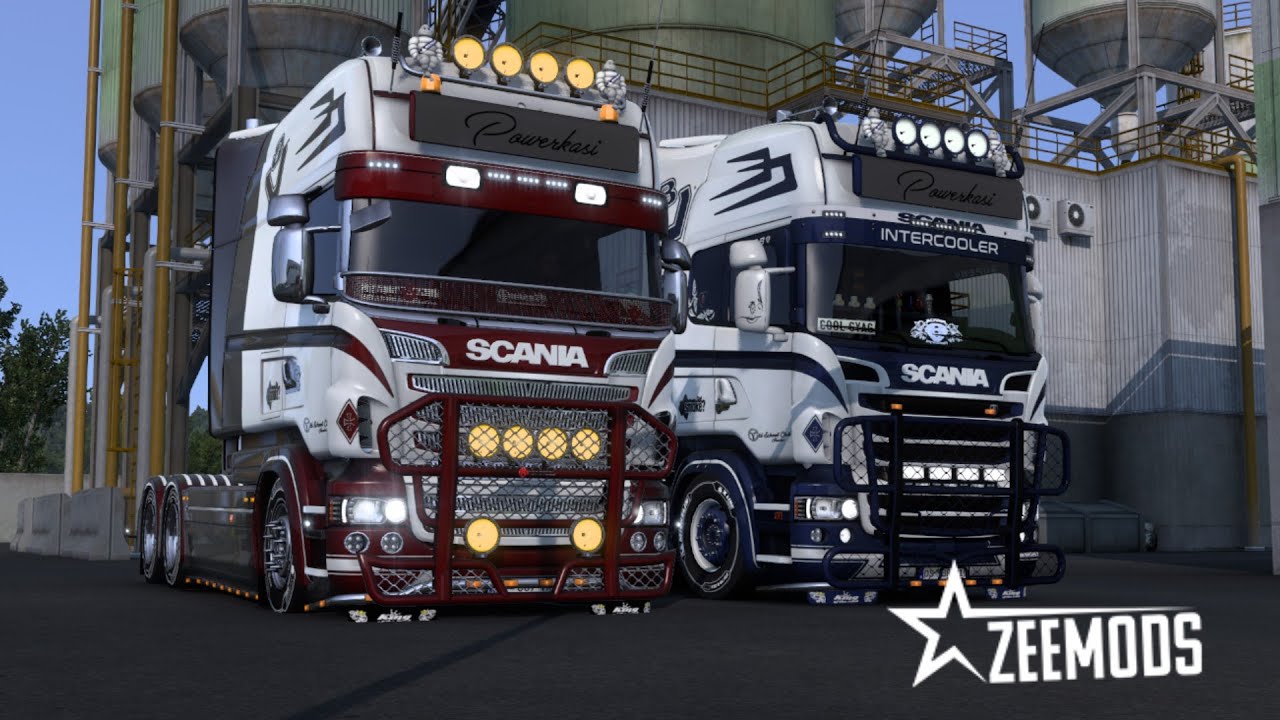 親父さんのEuro Truck Simulator ZEEMODs Scania DSC-14-144 V8 Sound & Engine ...