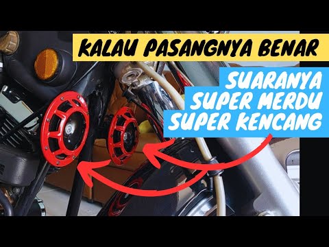 Tutotial Pasang Klakson Super Tone atau Klakson Keong di Sepeda Motor ...