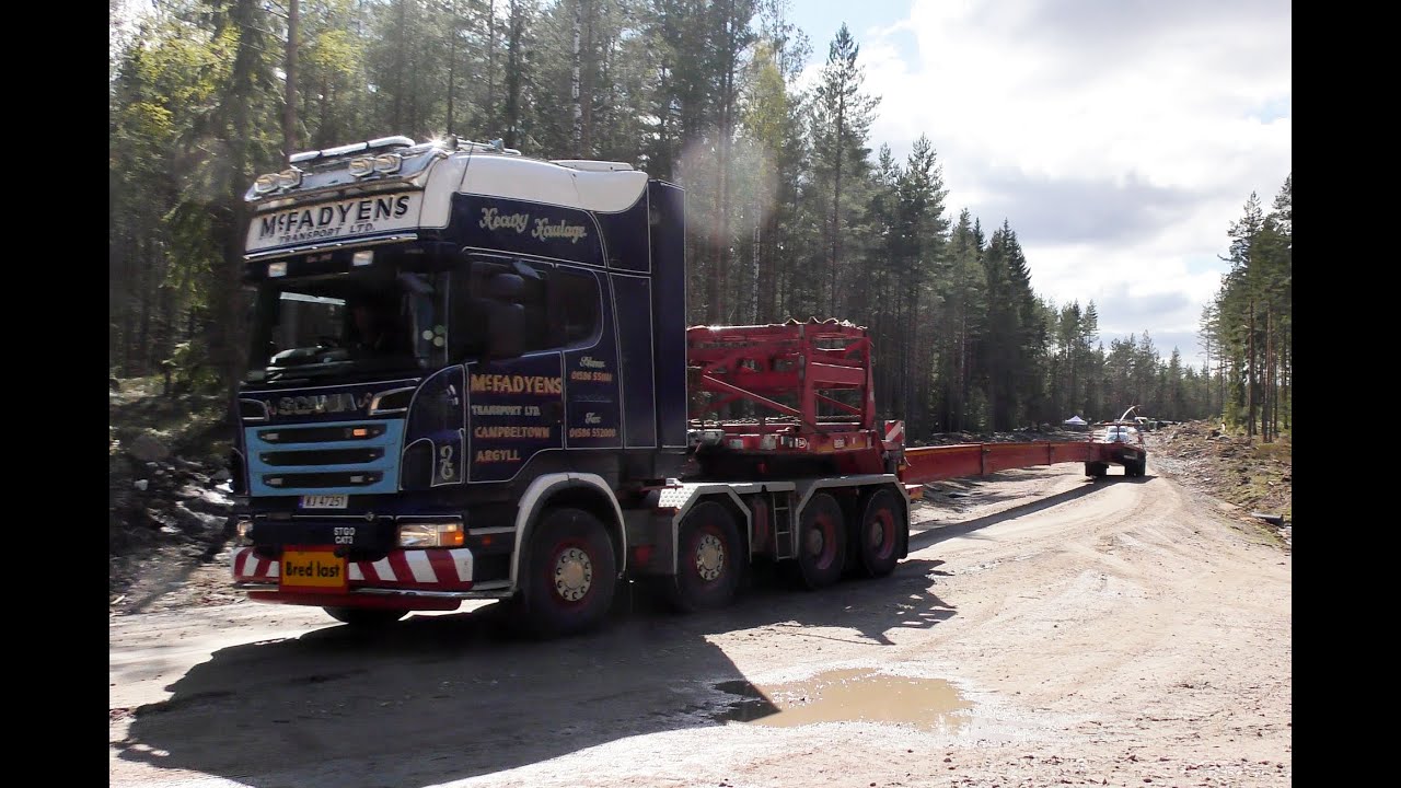 Scania R620 8X4 V8 With Long Trailer (4K) - YouTube