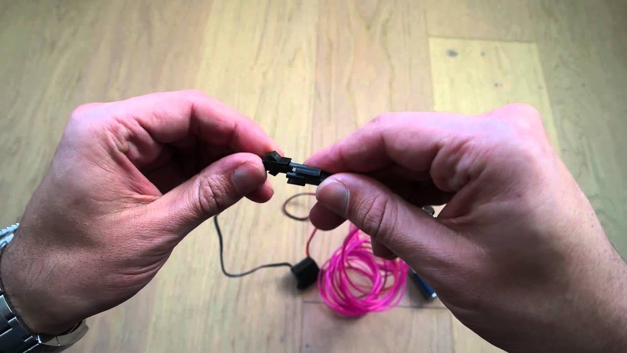 Flexible Neon Led wire - YouTube