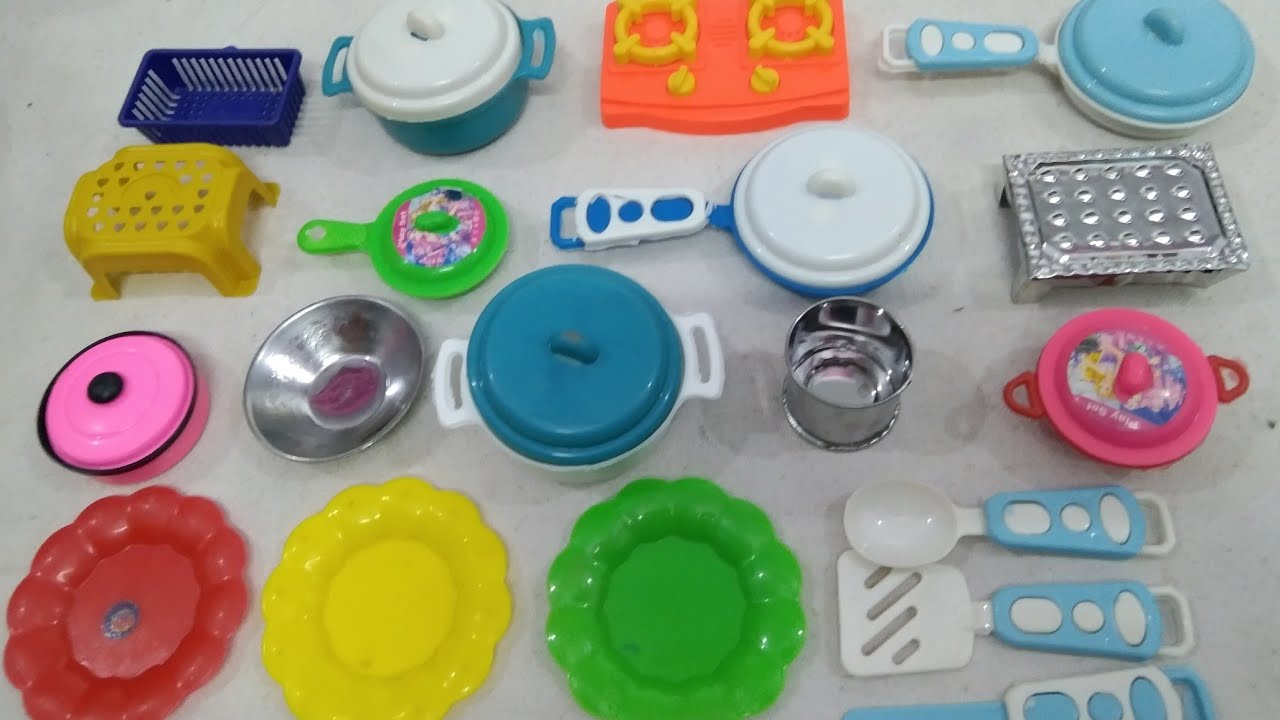 Mini Kitchen Set ||Mini Kitchen Cooking||Unboxing Mini Kitchen set ...