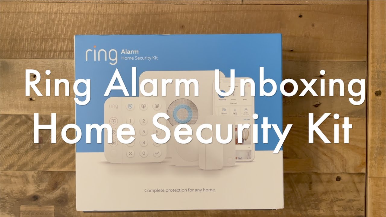 Ring Alarm Home Security Kit Unboxing (8 Piece) - YouTube