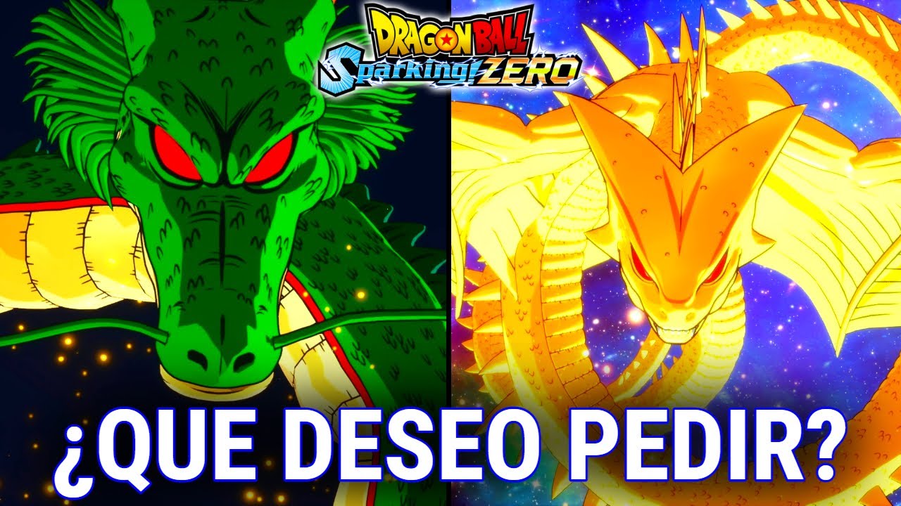 ¿Qué deseo pedir a Shenlong y Super Shenlong en Dragon Ball Sparking ...