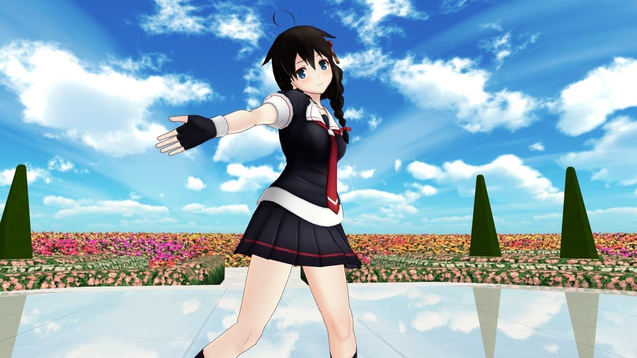 【艦これMMD】時雨 恋愛デコレート 720p30fps - YouTube