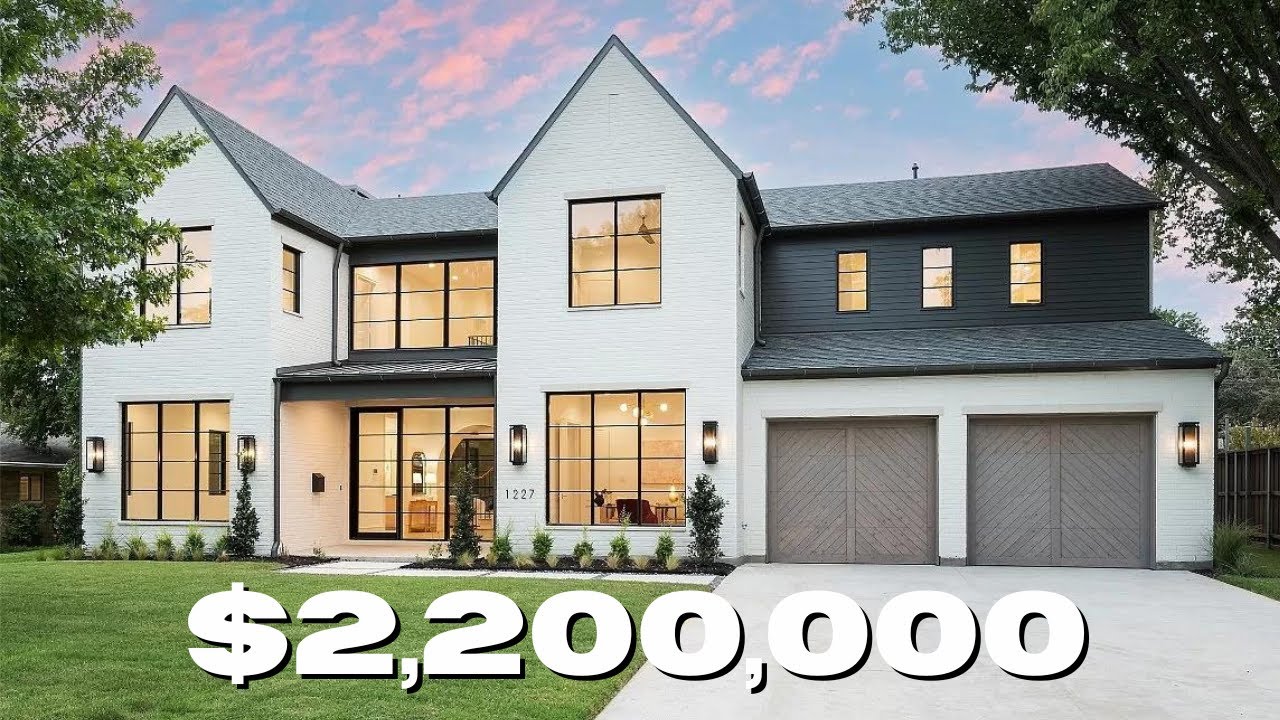 TOUR A $2.2M TRANSITIONAL HOME | Texas Real Estate | Dallas, Tx ...