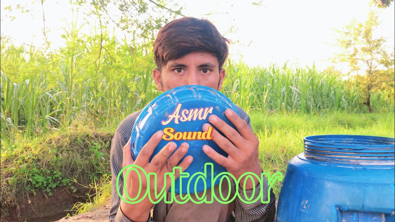 Outdoor Asmr Sounds Crincle & Tapping Rhythms - YouTube