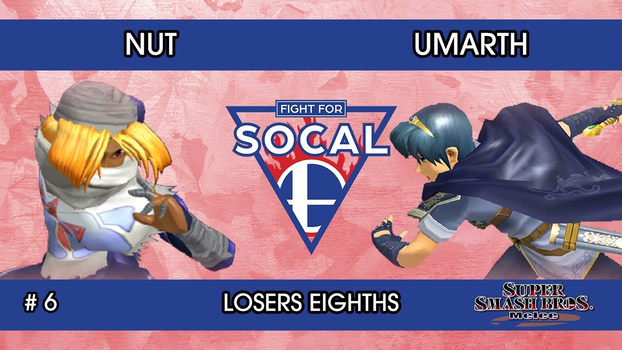 Fight For SoCal 6 - Nut (Sheik) VS Umarth (Marth) - SSBM - Losers ...