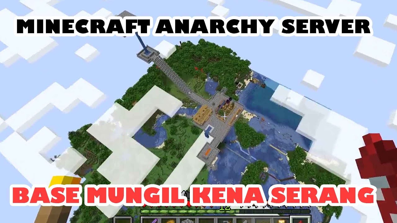 MINECRAFT BLOCKCRAFT Anarchy Server Indonesia mirip 2b2t - Base Mungil Kena Serang - YouTube