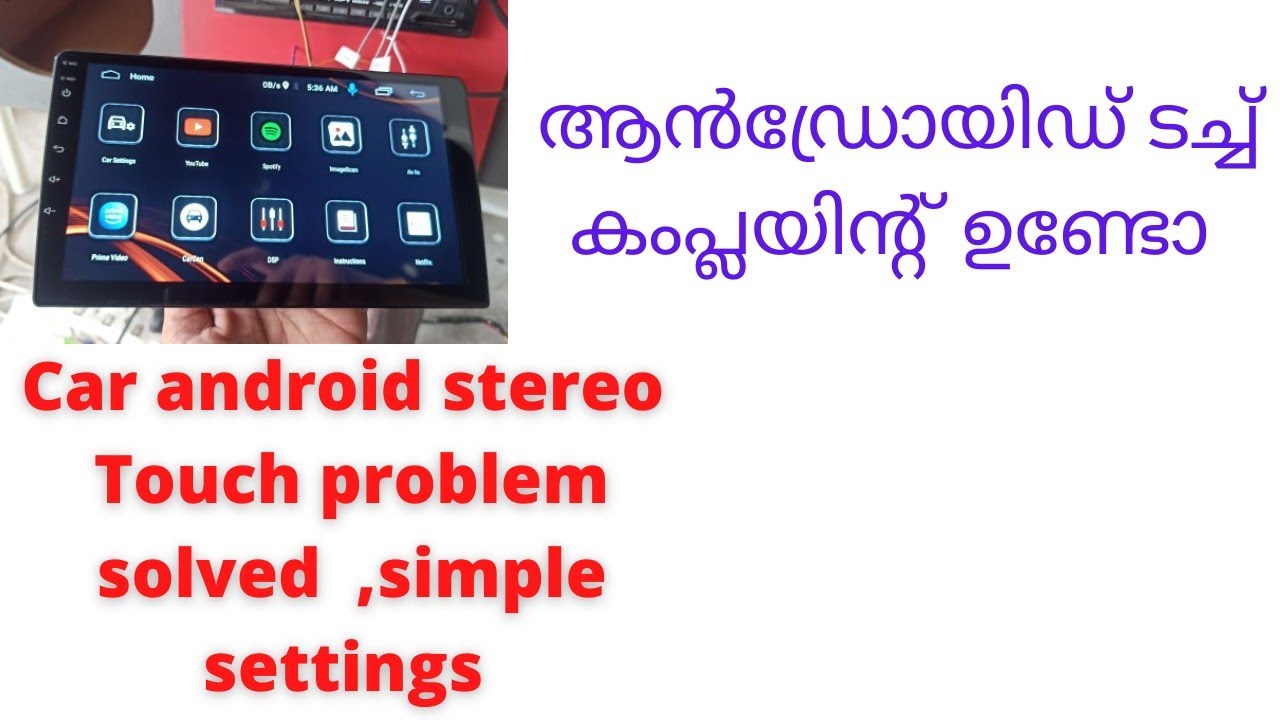 android stereo touch problem solved with simple settings - YouTube