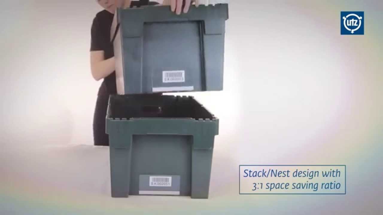 Product film about Utz Stack- / Nest Distribution Container (9-9008 ...
