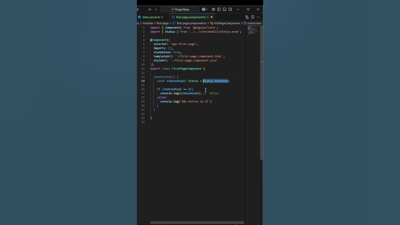 Por que usar Enum no Angular? Descubra agora! #angular #enum #desenvolvimentofrontend - YouTube