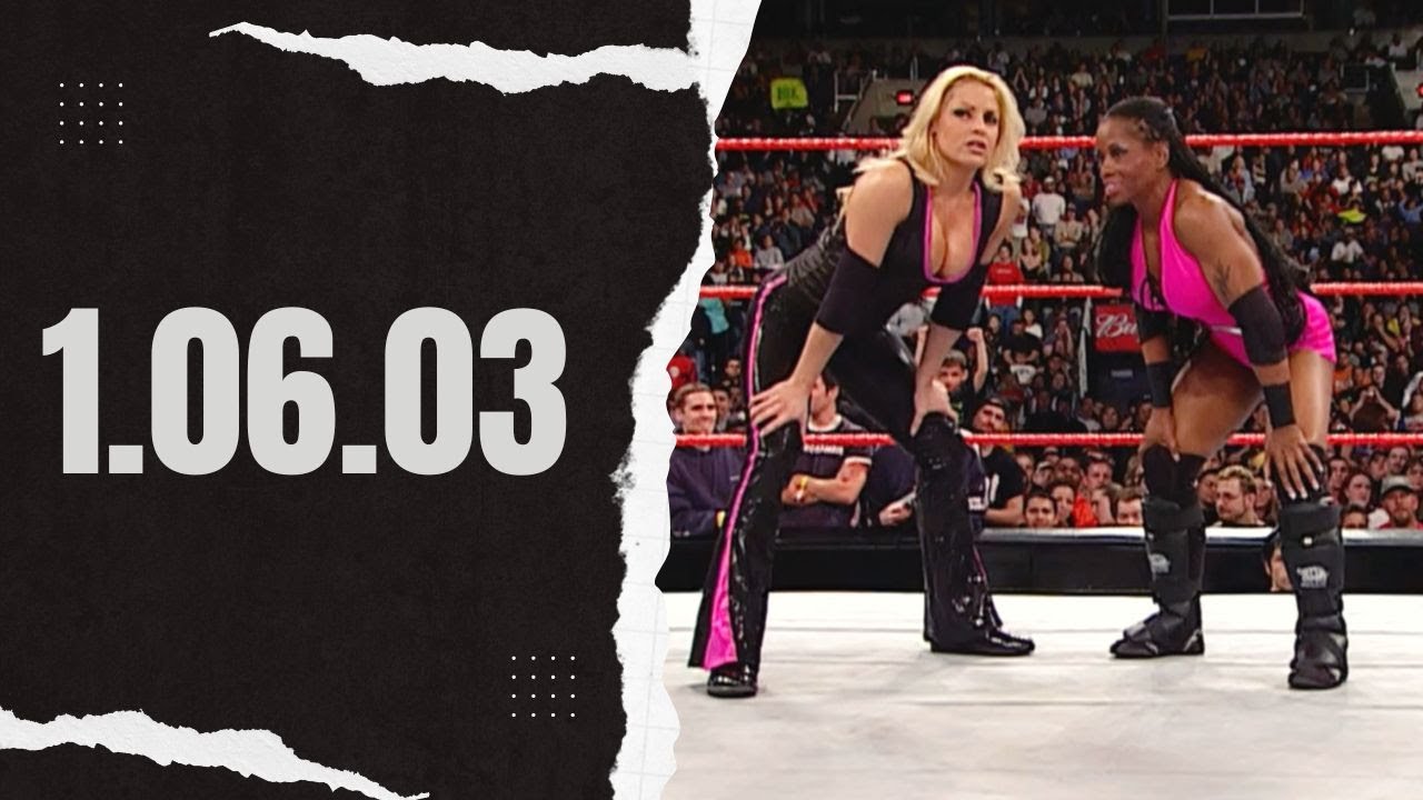 WWE Raw - 01.06.03 - Jacqueline & Trish Stratus vs Molly Holly ...