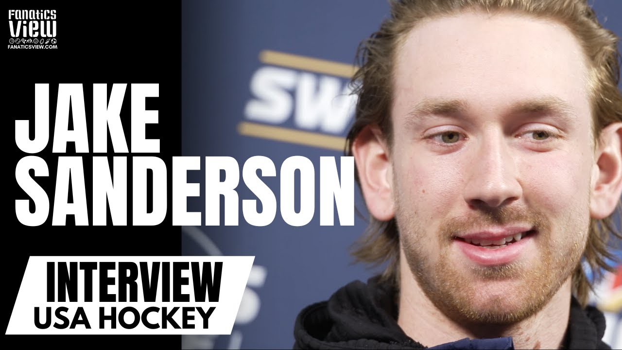 Jake Sanderson Discusses Dual Citizen Conflict for USA vs. Canada, USA ...