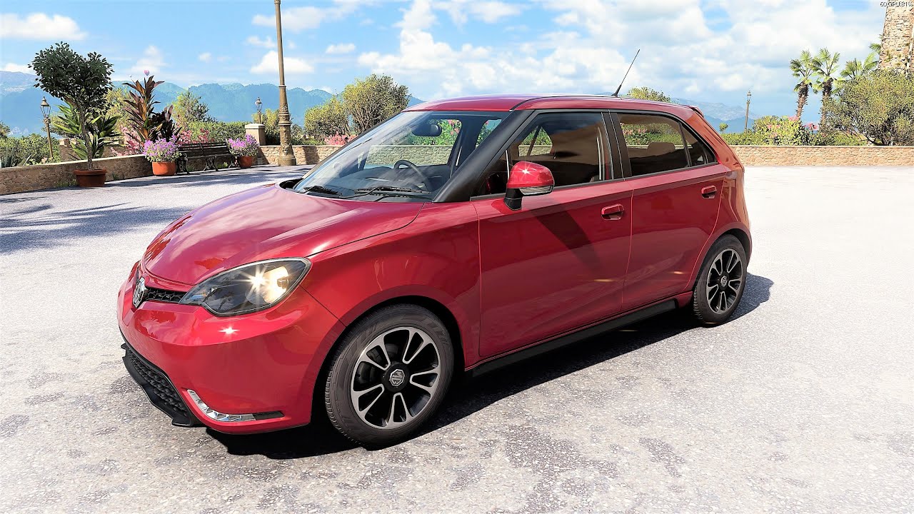 Forza Horizon 5 . MG MG3 2015 . Car Show Speed Jump Crash Test Drive ...