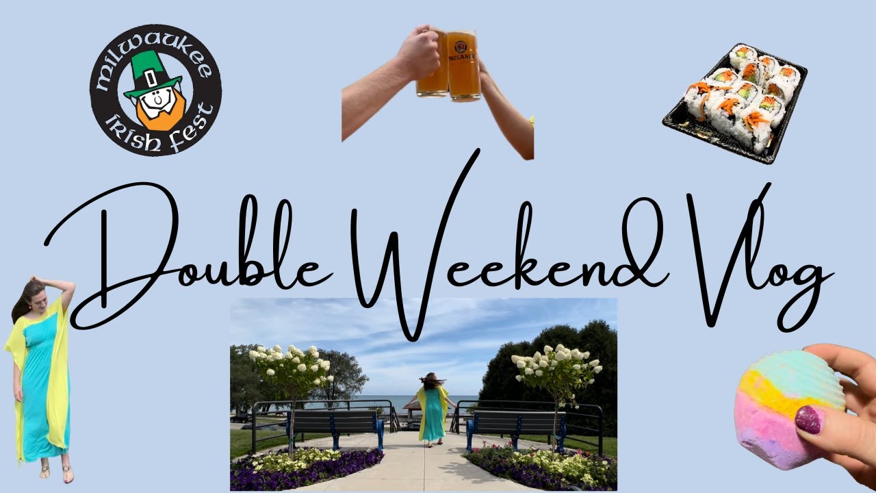 Double Weekend Vlog - Irish fest, Beer gardens, hair cuts, and farmers ...