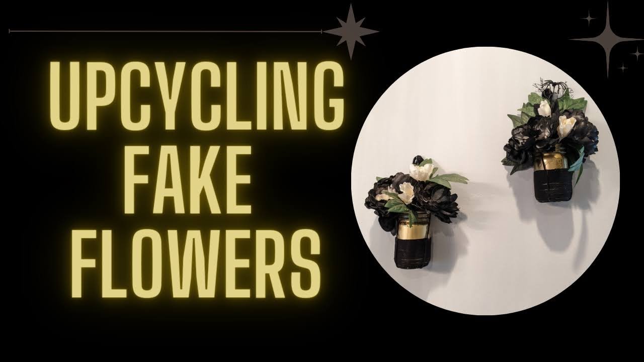 How To Upcycle Old Fake Flowers That No Longer Match Your Decor FULL ...