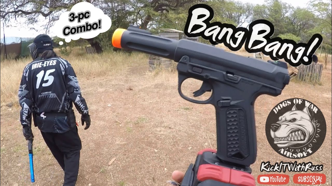 Testing my new Action Army AAP-01! | Airsoft Weekend | Dogs Of War ...
