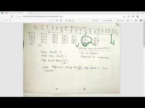 Numerical on Optimal Page Replacement Algorithm - YouTube