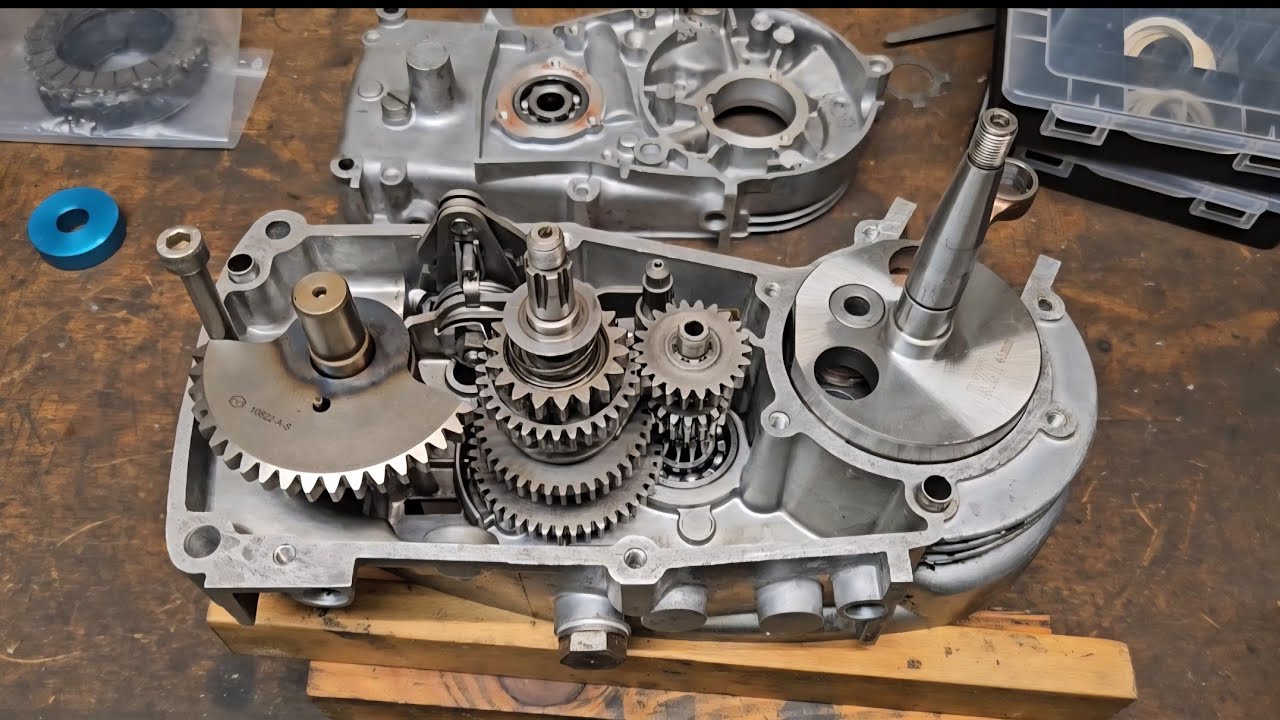 Simson M53 Motor Regenerieren 41mm Hub 65ccm Revision auf Bayrisch 2/5 ...