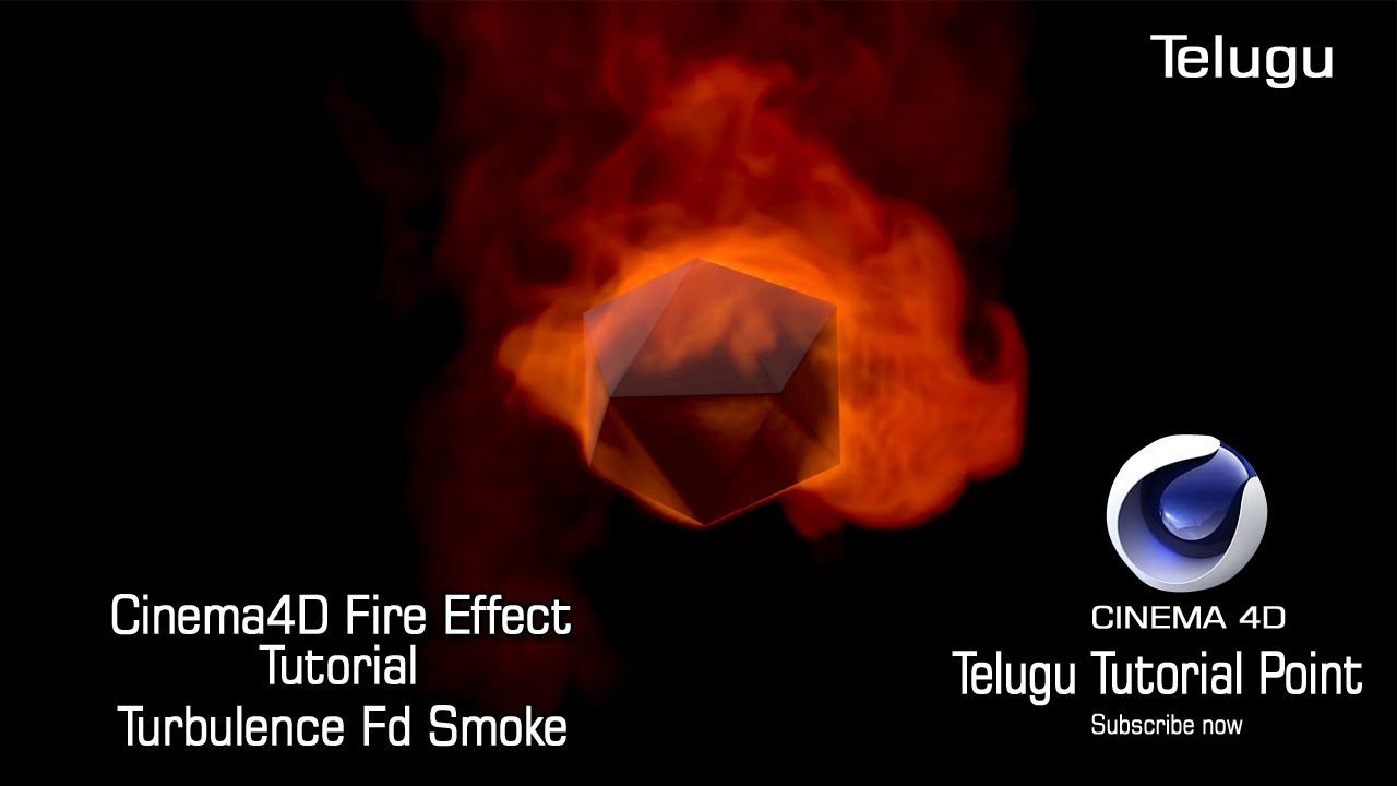 Cinema4D Fire Effect Tutorial| Turbulence Fd Smoke | 2020| Telugu ...